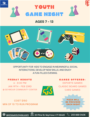 Seymour Community Center: Youth Game Night